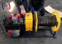 China ​​Cable Pulling Winch Ergonomic System For Utility And Telecom Projects for sale