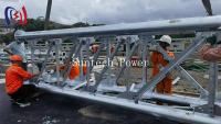 China Steel Pipe Cable Tray System 1 Year Warranty for Electrical Projects for sale