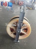 China High Capacity 660 Series Stringing Block with 100mm-280mm Roller Dia and 20kN-60kN Rated Load for Large Diameter Rope Pulley for sale