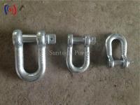 China High Strength Shackle with 300KN Maximum Pulling Force 10KV-500KV Rated Voltage and 60-160 Hook Slot Length for Transmission Lines for sale