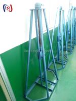 China Sturdy 10-50KN Rated Load Cable Reel Stand for Enhanced Safety and Efficiency in Cable Pulling for sale