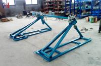 China Hydraulic Conductor Reel Stand with 5000-7000KG Max Weight and 45RPM Max Speed for Heavy Duty Utility Construction for sale