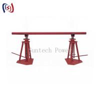 China High Capacity Hydraulic Column Type Cable Reel Stand with 30-500KN Rated Load for Heavy Duty Applications for sale