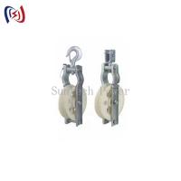 China Lightweight Single Sheave Stringing Block with 5-20KN Rated Load for Easy Handling by Utility Crews for sale