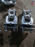 China Durable Aluminum Three Purpose Stringing Block with 20KN Rated Load for Power Line Construction for sale