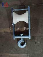 China Durable Aerial Cable Stringing Block with 120x130mm Sheave Size and 5KN Rated Load for Rugged Outdoor Use for sale
