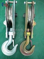 China Heavy Duty Hoisting Tackle with 200KN Rated Load Casting Steel Sheave for Transmission Tower Construction for sale