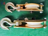 China Non Conductive Hoisting Tackle with Aluminum Alloy Plate and Nylon Sheave for Safe Live Line Applications for sale
