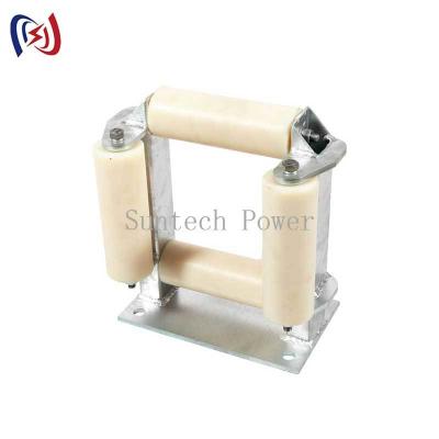 China Heavy Duty Framed Cable Roller with 20KN Rated Load and 180mm Max Diameter for Low Friction Cable Pulling for sale