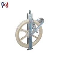 China Non Conductive Grounding Roller Stringing Block for Safe Installation of Static Wires and OPGW with Φ508×75 Sheave for sale