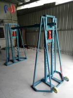 China Heavy Duty Hydraulic Cable Reel Stand with 50-300KN Rated Load for 2400-5000mm Diameter Cable Drums for sale