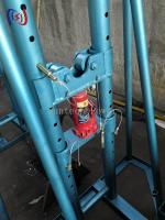 China Heavy Duty Hydraulic Cable Reel Stand with 50-300KN Rated Load for 2400-5000mm Diameter Cable Drums for sale
