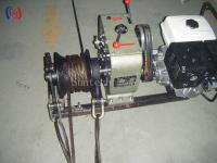 China Electric Powered Winch with 4-9.6KW Power for High Tension Pulling of Underground and Overhead Electrical Cables for sale