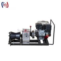 China Electric Powered Winch with 4-9.6KW Power for High Tension Pulling of Underground and Overhead Electrical Cables for sale