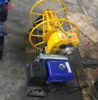 China Industrial Cone Take Up Machine with Gasoline Engine 10-30KN Rated Traction for Continuous Production Line for sale