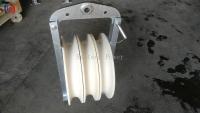China Aluminum Alloy 508 Series Lightweight Corrosion Resistant Stringing Block for Cable Pulling for sale