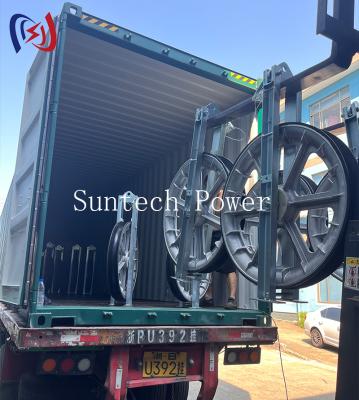 China Aluminum Alloy 822 Series Stringing Block for Lightweight and Corrosion Resistant Cable Pulling for sale