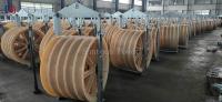 China Durable 916 Series Stringing Block for Large Diameter Cable with MC Nylon Sheave and 50-150KN Rated Load for sale