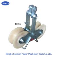 China Heavy Duty Tandem Sheave Stringing Block with 25KN Rated Load for Simultaneous Pulling of Bundle Conductors for sale