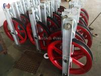China High Speed Turning Block: 300KN Heavy-Duty Single Steel Sheave for Conductor Stringing for sale