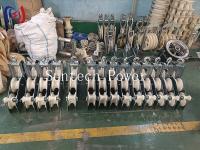 China 10KN Four Sheaves Combined Block: OPGW & Fiber Optic Stringing Quadrant Block for sale