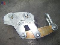 China 50KN Rated Load Anti-Twist Steel Rope Gripper for Non-Slip Flat Braided Wire Come Along Clamp for sale