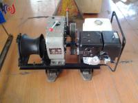 China Cable Winch Machine with 0.6-5T Tractive Force 4-24M/min Speed and 2.94-6.63KW Power for Transmission Line Pulling for sale