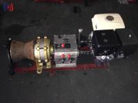 China Cable Winch Machine with 3-5T Tractive Force and 4.04-6.63KW Power for Transmission Line Stringing for sale