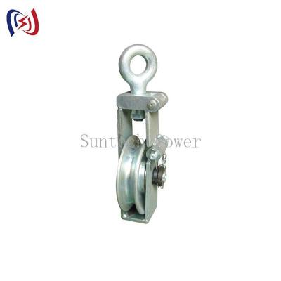 China Heavy Duty Ending Block with 30-80KN Rated Load and Open Side Plate for Rapid Line Insertion for sale