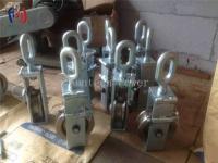 China Heavy Duty Ending Block with 30-80KN Rated Load and Open Side Plate for Rapid Line Insertion for sale
