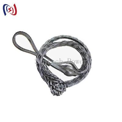 China Braided Sock Connector with 15-120KN Rated Load Stainless Steel Weave and Zinc-Nickel Finish for ACSR Conductors for sale