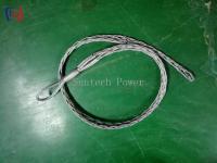 China Braided Sock Connector with 15-120KN Rated Load Stainless Steel Weave and Zinc-Nickel Finish for ACSR Conductors for sale