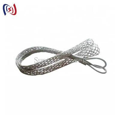 China Braided Cable Pulling Sock for 12-150mm Cables with 10-30KN Rated Load and Hot Dip Galvanized Finish for sale