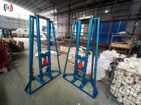 China Hydraulic Cable Reel Stand with 50-300KN Rated Load and 2400-5000mm Diameter for Heavy-Duty Payoff for sale