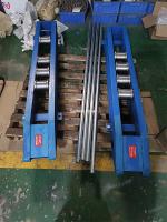 China Cable Reel Rotator Platform 500-2500mm 1500kg Load Cable Reel Stand Galvanized Coated for sale