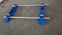 China Cable Reel Rotator Platform 500-2500mm 1500kg Load Cable Reel Stand Galvanized Coated for sale