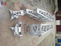 China Inner Suspended Lattice Gin Pole 8-32m Aluminum Alloy Tower Erection Tools for sale
