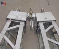 China A Shape Lattice Gin Pole 8-28m Aluminum Alloy Manganese Steel Tower Erection Tools for sale