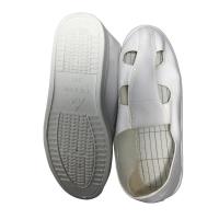 China White Color Unisex PVC Four Hole Esd Cleanroom Shoes for sale