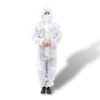 China Hospital Non Woven Cleanroom Working Uniform With Hood for sale
