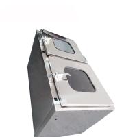 China Low Vibration SUS304 Dynamic Double Deck Cleanroom Pass Box for sale