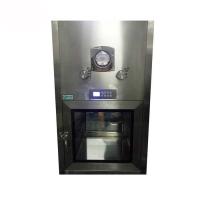 China Dust Free Class 100 Laminar Flow Air Shower Pass Box for sale