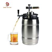 China 5L CO2 Pressurized Growler Tap System Stainless Steel Kegerator Kit for Craft Beer Draft for sale