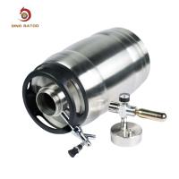 China 5L CO2 Pressurized Growler Tap System Stainless Steel Kegerator Kit for Craft Beer Draft for sale
