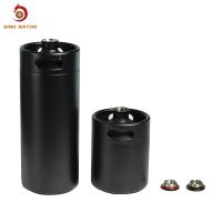 China Food Grade 304 Stainless Steel 4 Liter Mini Slim Beer Keg Carbonated for sale