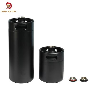 China Food Grade 304 Stainless Steel 4 Liter Mini Slim Beer Keg Carbonated for sale