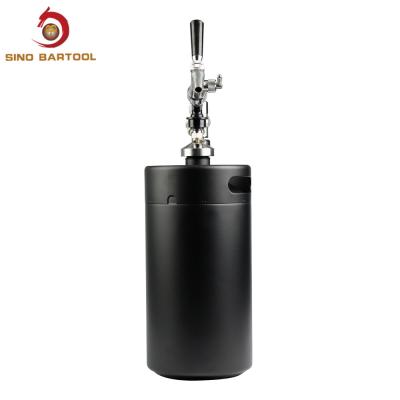 China Insulated Ball Lock Mini Keg Tap System With Sodasteam Bottle for sale
