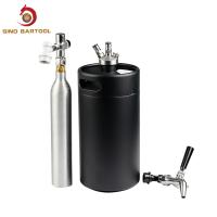 China 1.3 Gallon Insulated Double Wall Ball Lock Mini Keg with Dispense Tap for Beer for sale