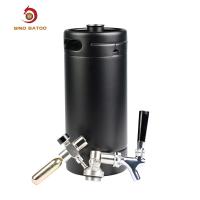 China 128oz 3.8L Stainless Steel Mini Keg Beer Dispenser Kit with CO2 Regulator for sale