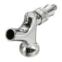 China Chrome Plated Brass Draft Beer Tap Faucet 1-1/8-18 Thread for American Shanks and Towers for sale